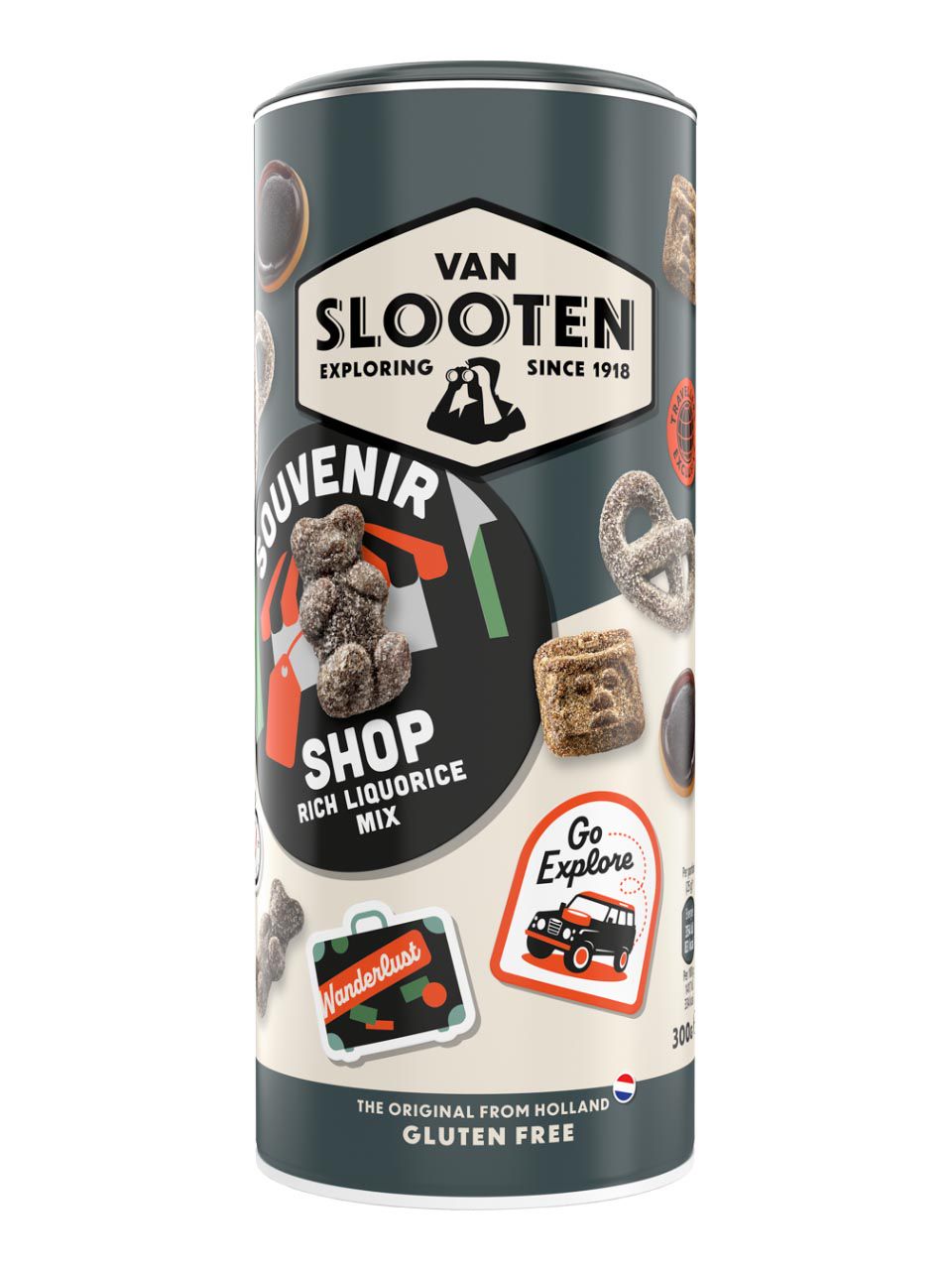 Van Slooten Souvenir Shop Liquorice mix 300g | Frankfurt Airport Online ...