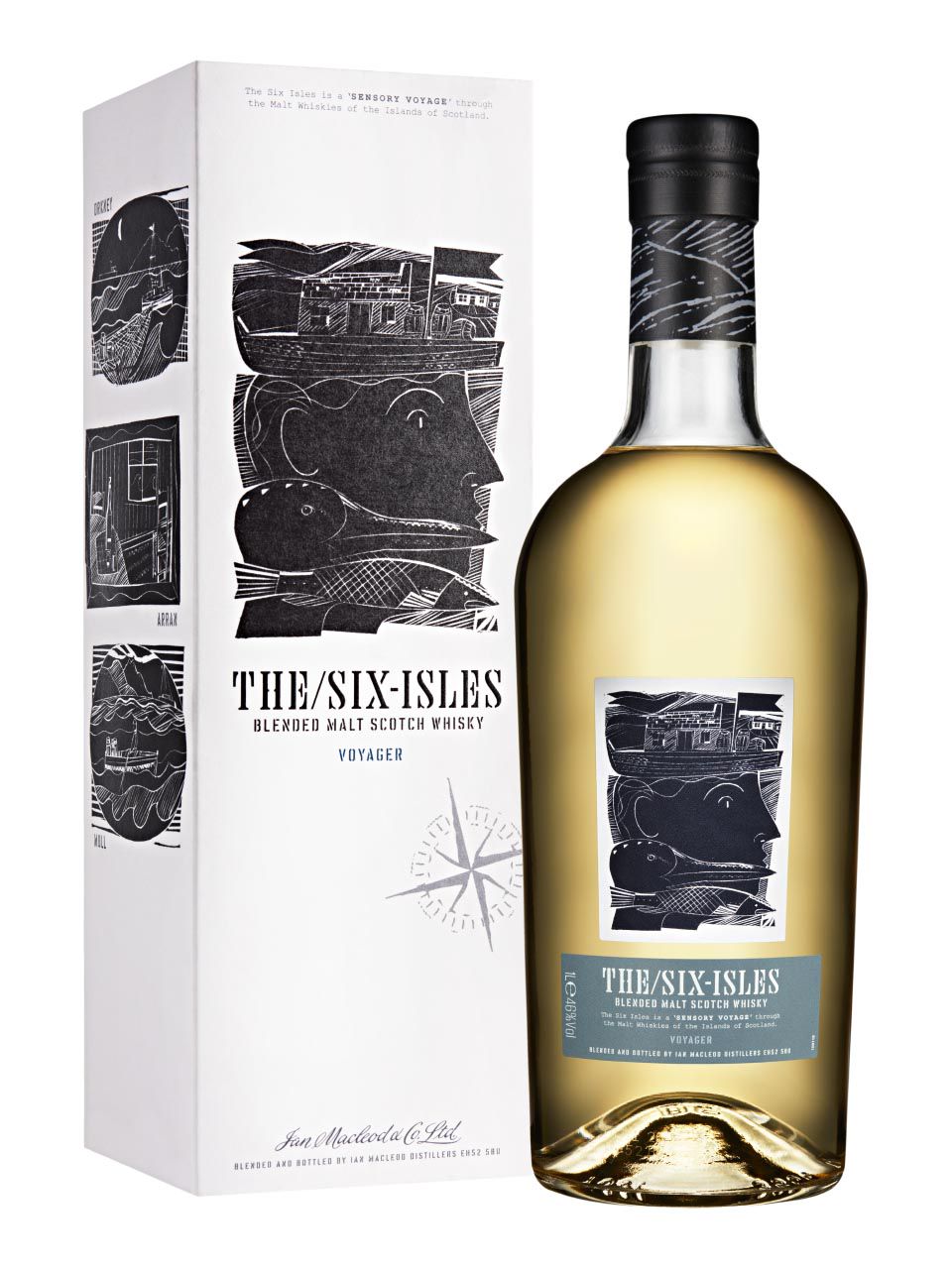 The Six Isles Voyager Blended Malt Scotch Whisky 46% 1L gift pack | Frankfurt Airport Online ...