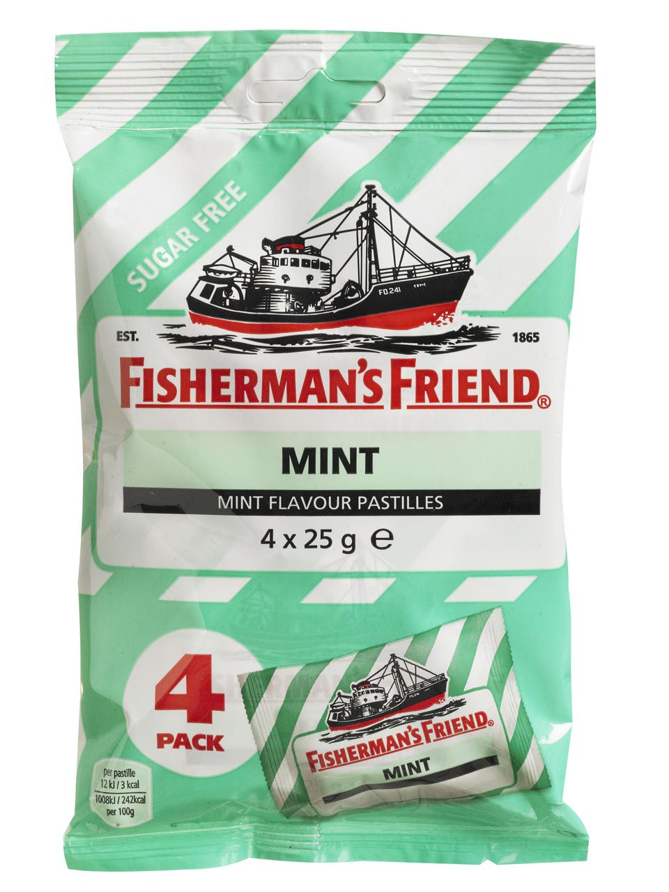 Fisherman's Friend Sugarfree Mint 4x25g | Frankfurt Airport Online Shopping