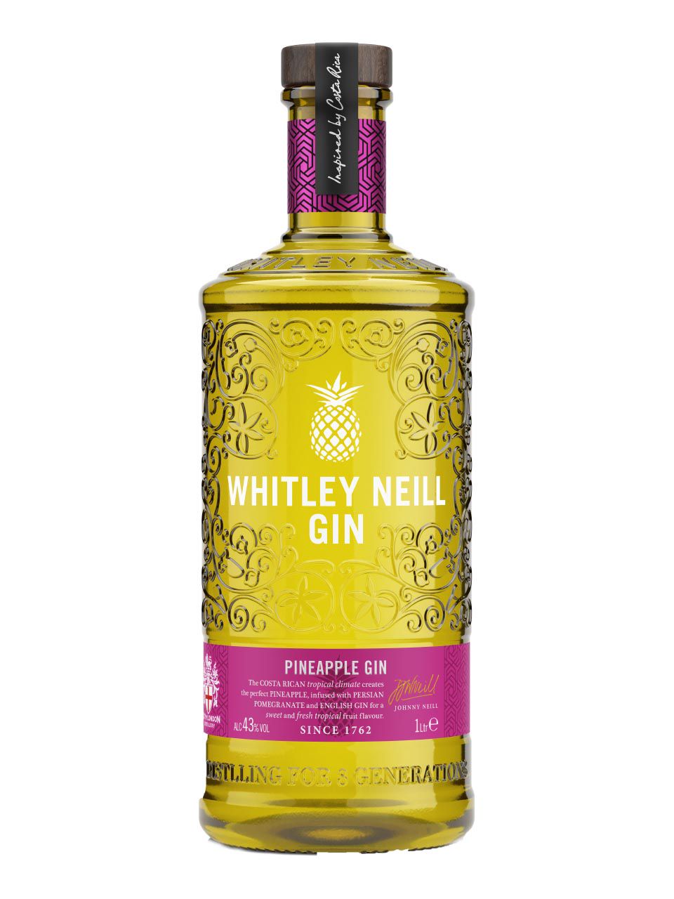 Whitley Neill Pineapple Gin 43% 1L | Frankfurt Airport Online Shopping