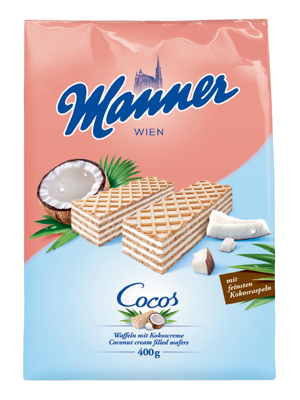 Manner coconut cream wafers 400g | Frankfurt Airport Online Shopping