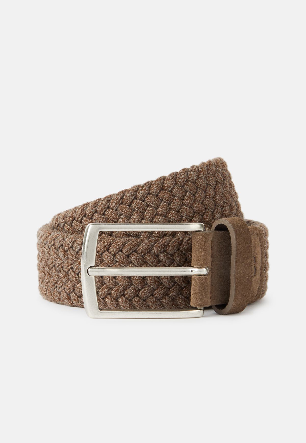 Woven Elasticated Belt In a Wool Blend | Frankfurt Airport Online Shopping