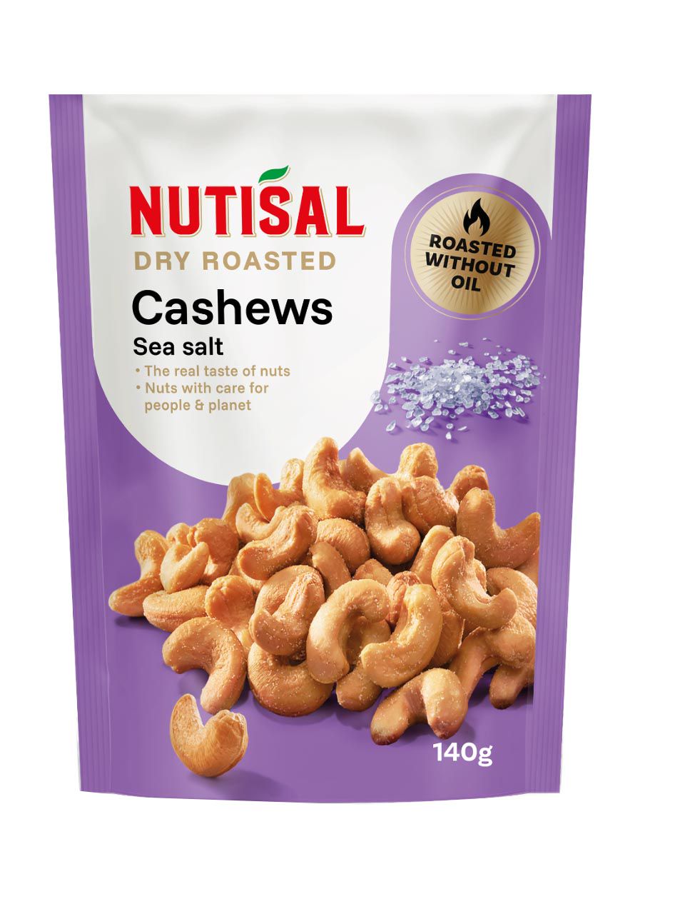 Nutisal Dry Roasted Cashew Sea Salt 140g | Frankfurt Airport Online ...