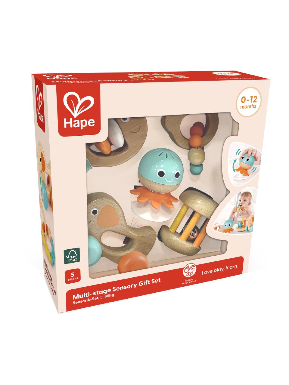 Hape, Sensorik-Set, 5-teilig | Frankfurt Airport Online Shopping