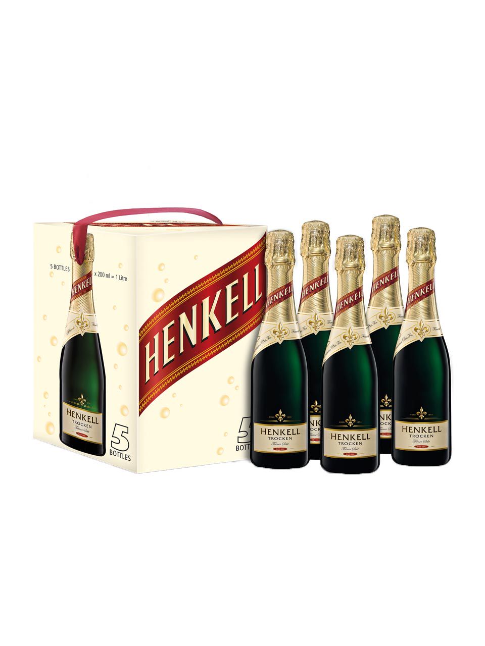 Henkell Trocken, dry, white, 5x0.2L | Frankfurt Airport Online Shopping