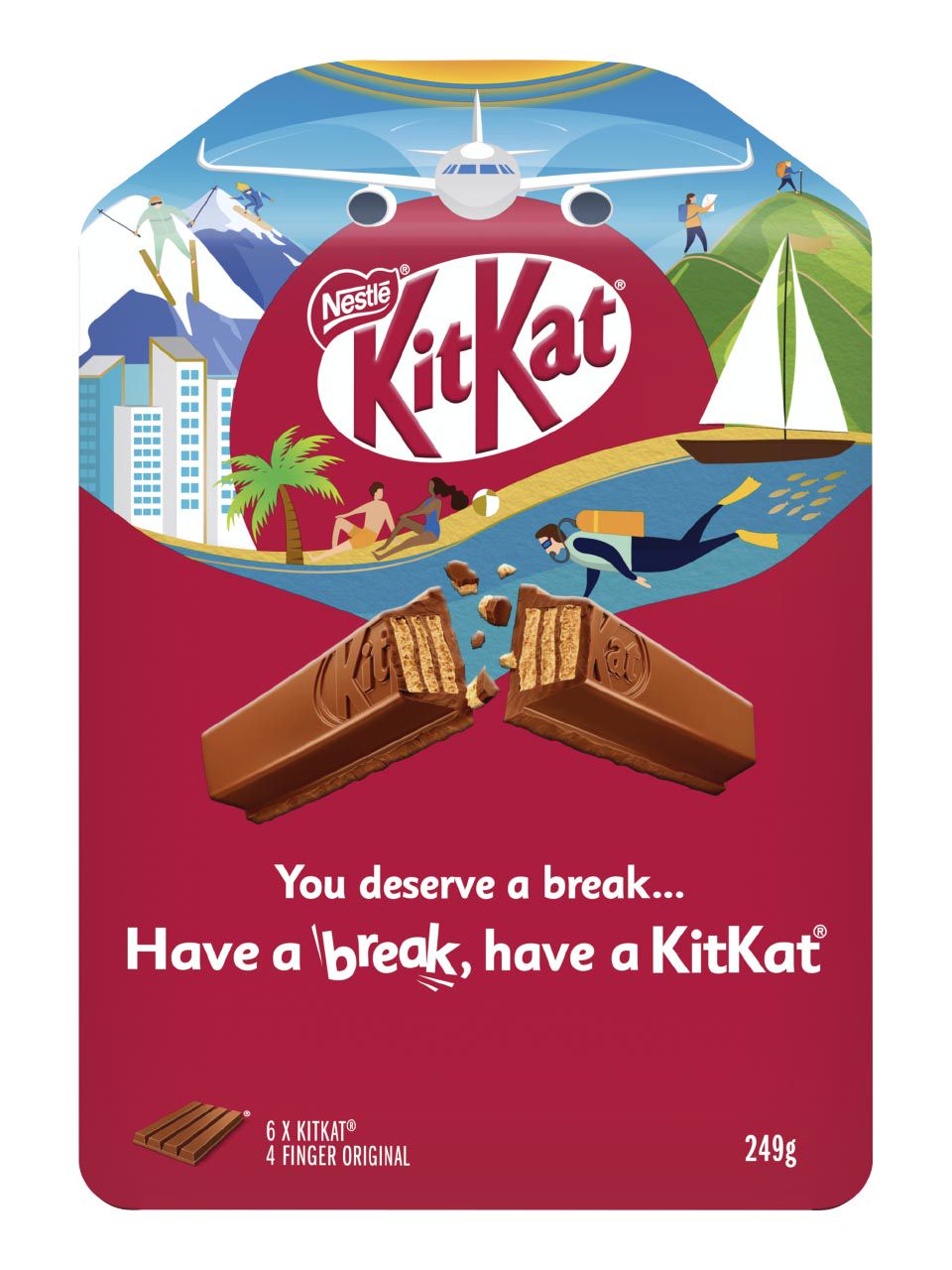 NESTLE KITKAT Destination Break 6x41 5g | Frankfurt Airport Online Shopping