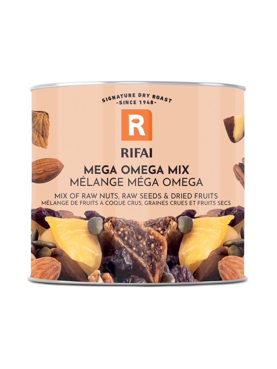 Rifai Mega Omega Mix of raw nuts, raw seeds & dried fruits | Frankfurt Airport Online Shopping