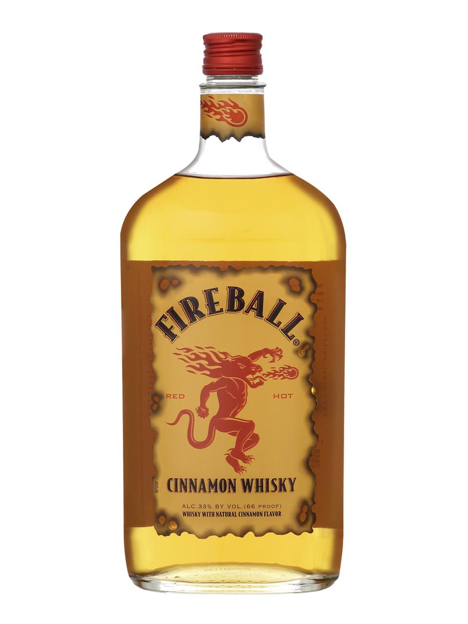 Fireball Cinnamon Canadian Whisky Liqueur 33% 1L | Frankfurt Airport ...
