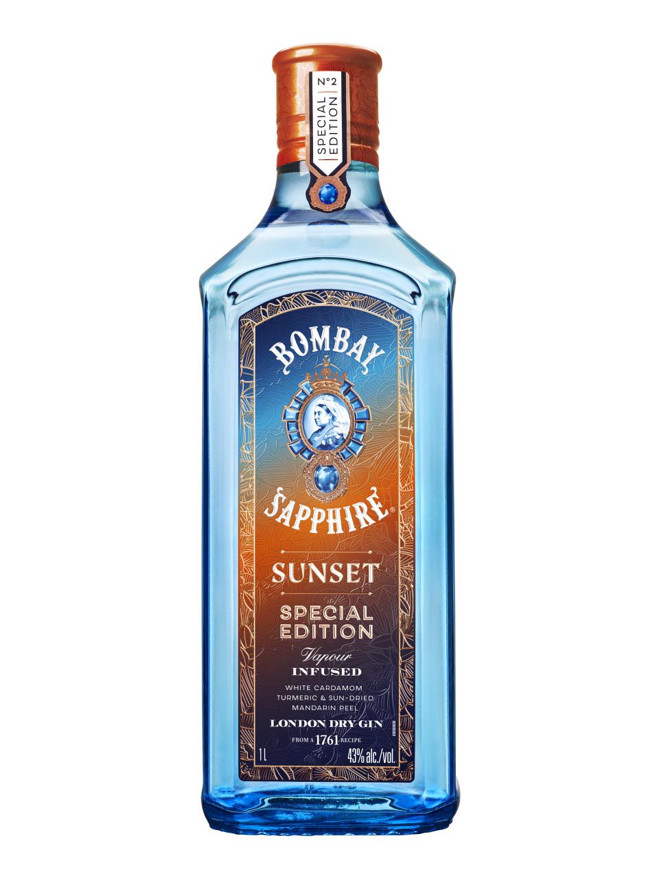 Bombay Sapphire Gin Sunset 43% 1L | Frankfurt Airport Online Shopping