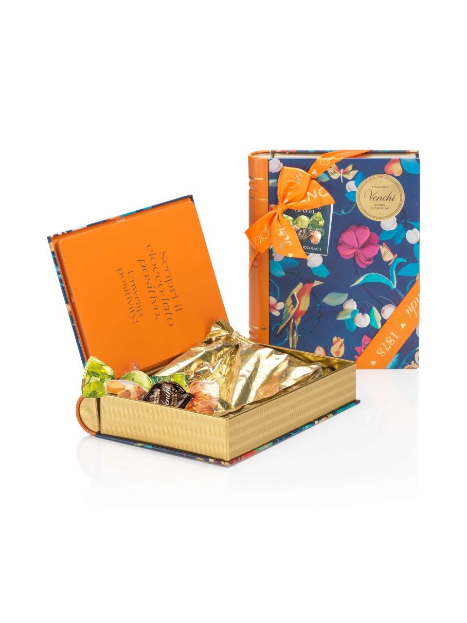 Venchi Maxibook metal tin with assorted chocolates 200g | 法兰克福机场网上购物