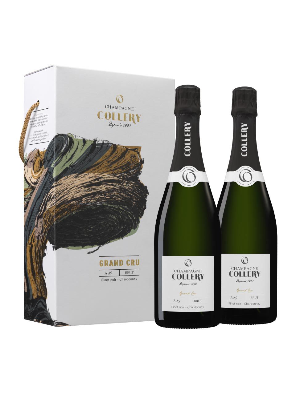 Collery, Grand Cru, Champagne, AOC, brut, white 2x0.75L (Twinpack ...