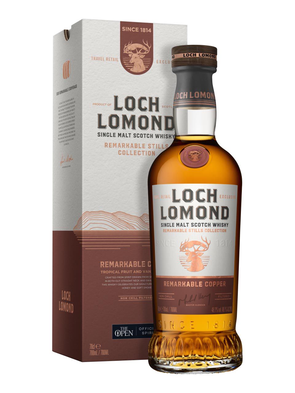 Loch Lomond Remark Copper Highland Single Malt Scotch Whisky 48.1% 0.7L ...