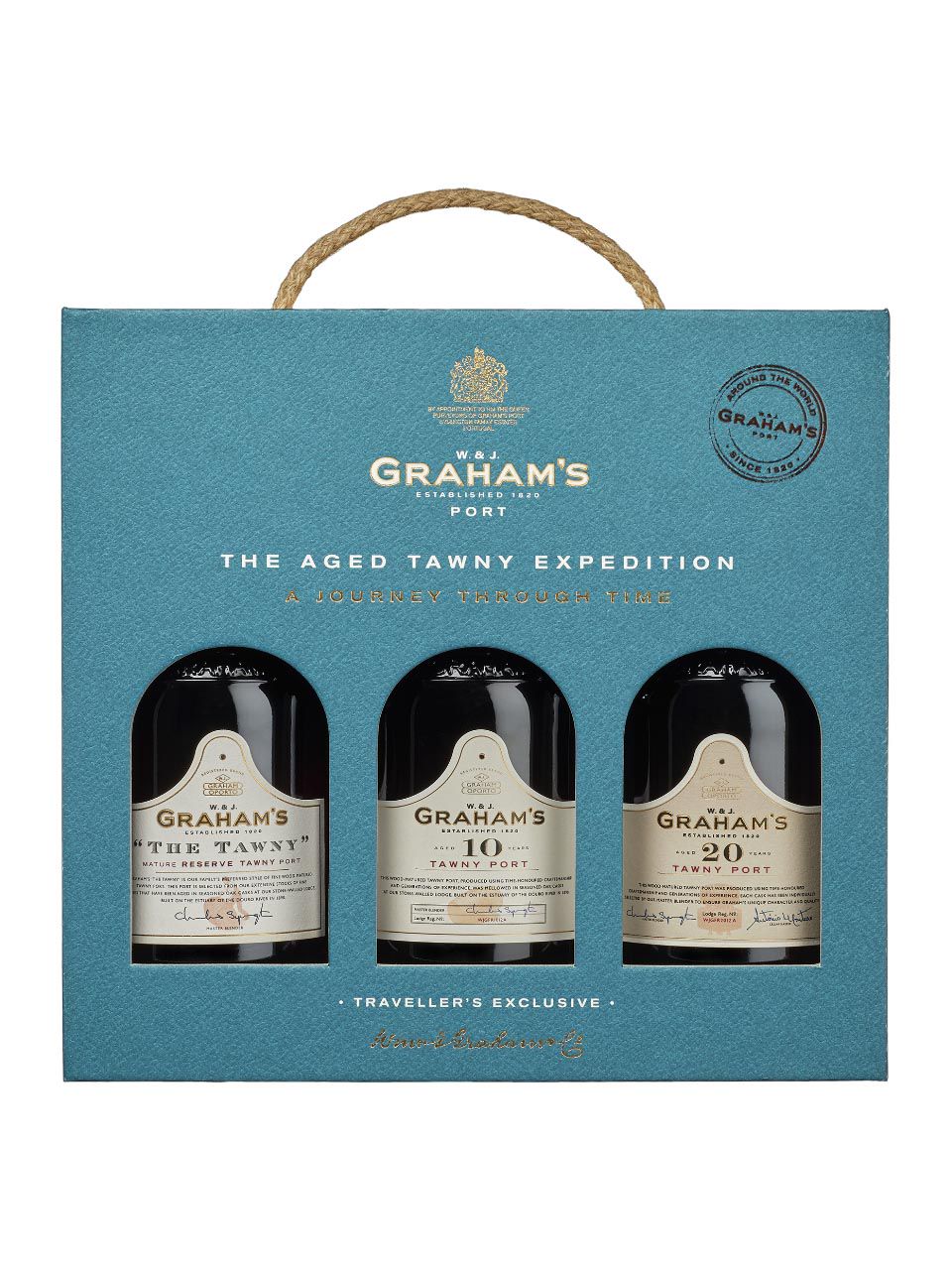Graham's Tawny Travel Pack 3x0.2L 20%, contains.: Graham´s The Tawny Port, Graham's 10y Port ...