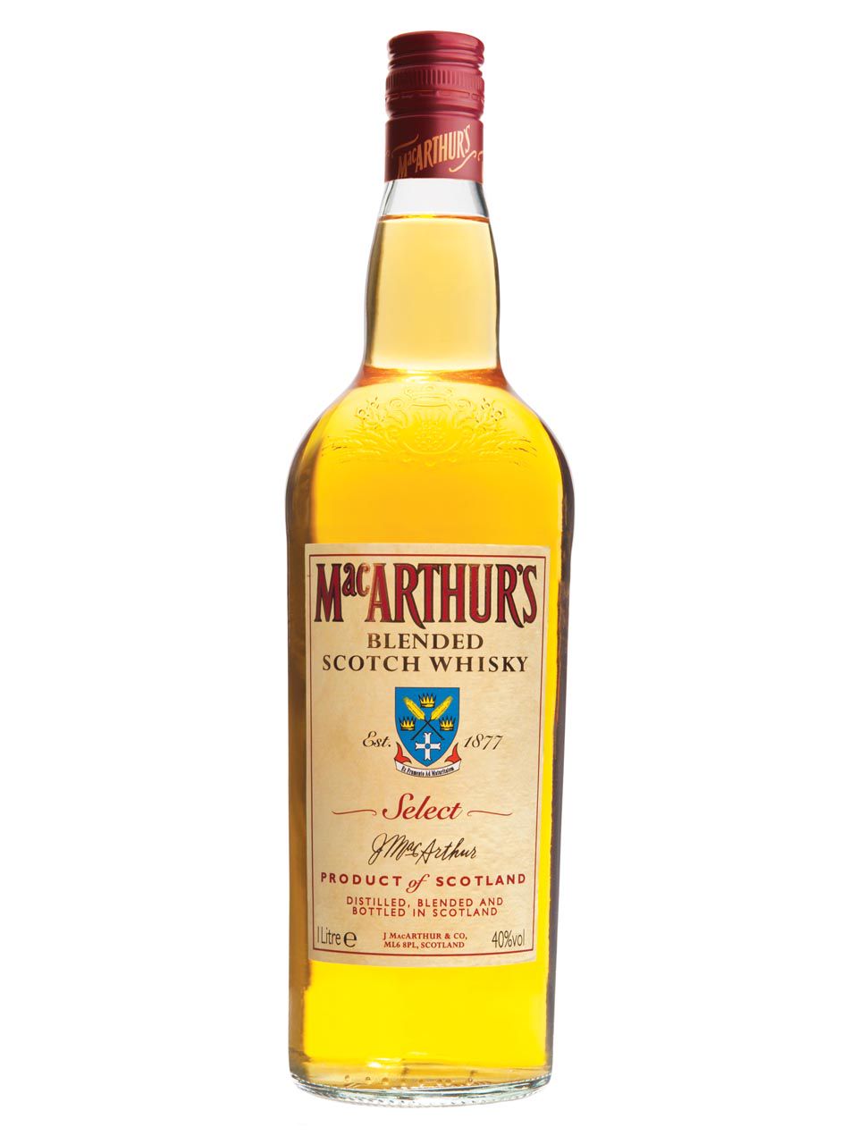 Mac Arthur's Select Blended Scotch Whisky 40% 1L | Frankfurt Airport ...