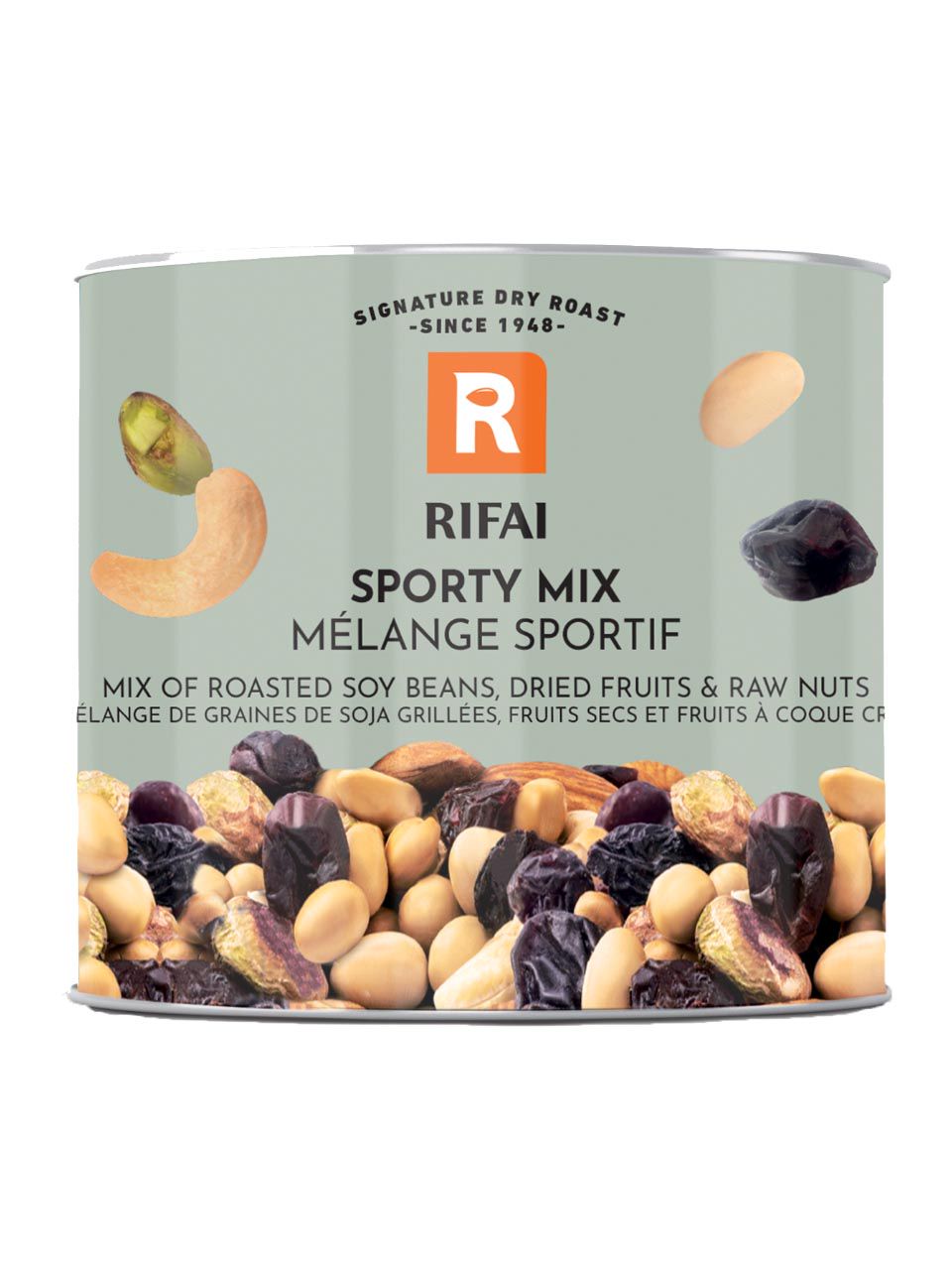 Rifai Sporty Mix of roasted soy beans, dried fruits & raw nuts ...