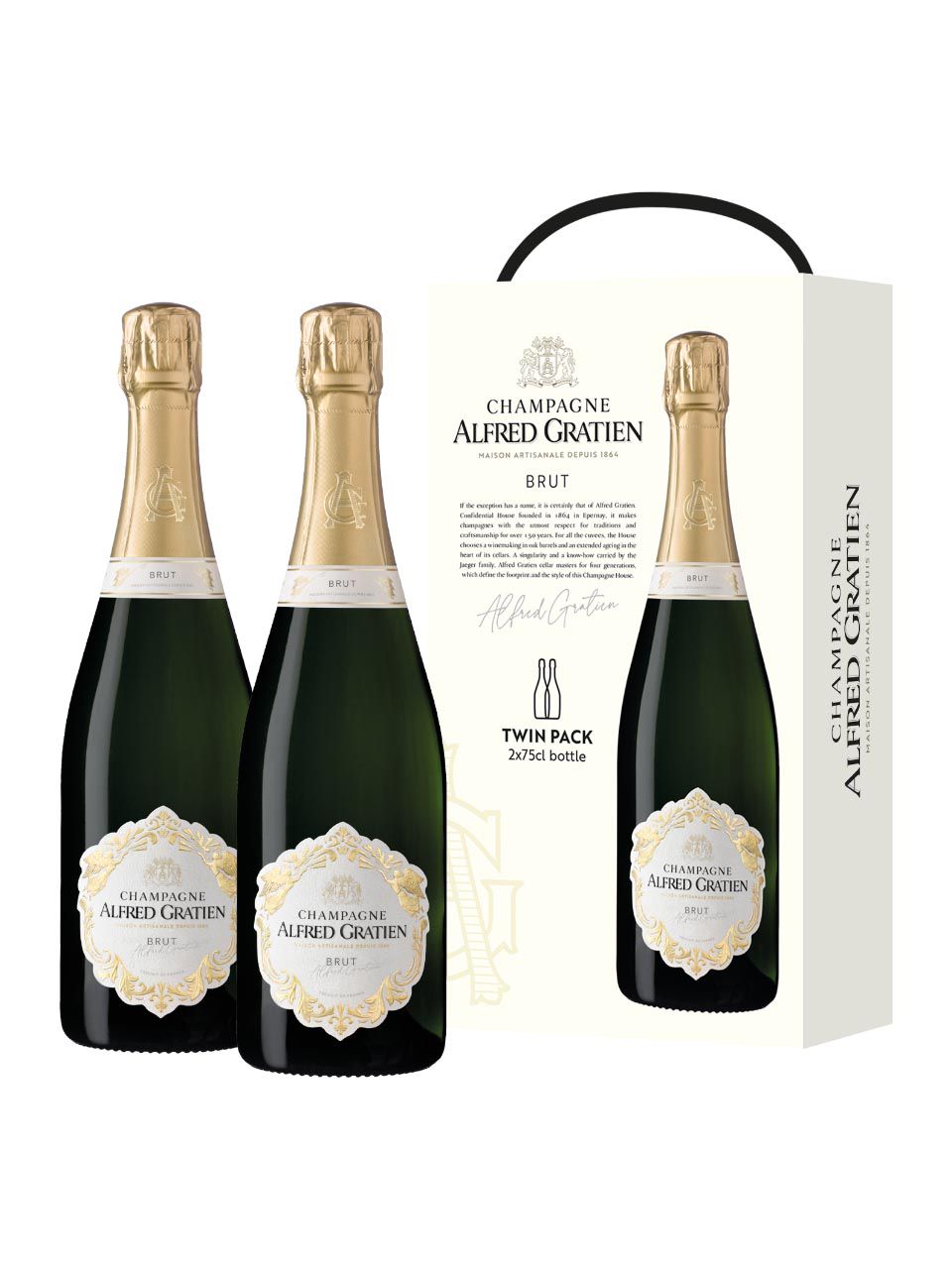 Alfred Gratien, Classique, Champagne, brut, white (Twinpack) 2x0.75L ...