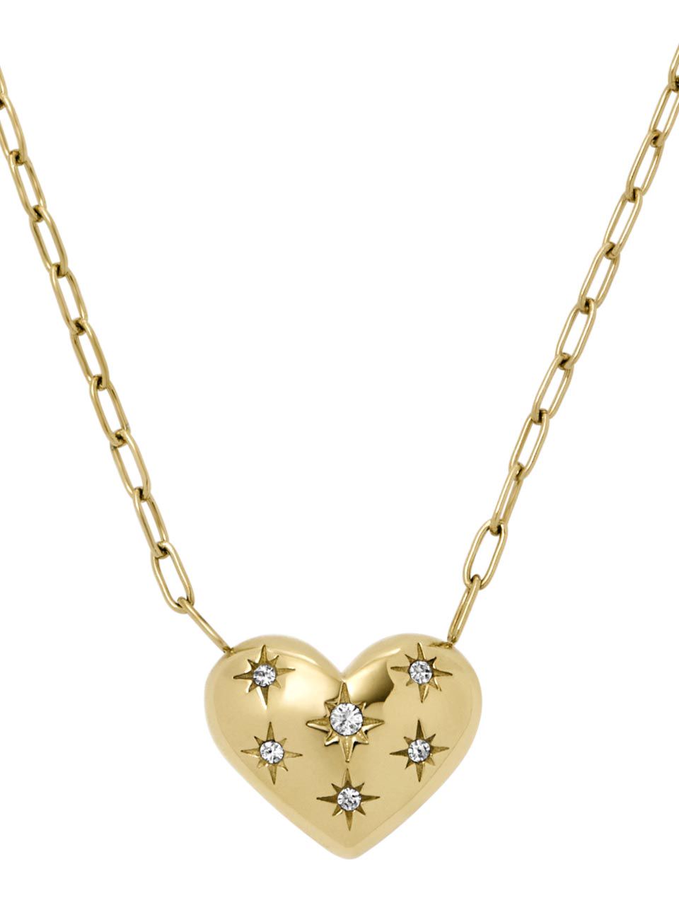 Fossil heart necklace store