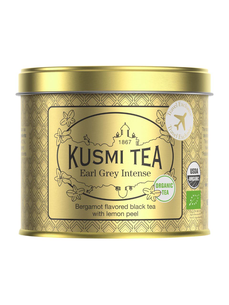 Kusmi Tea Organic Earl Grey Intense metal tin 100gr | Frankfurt Airport ...