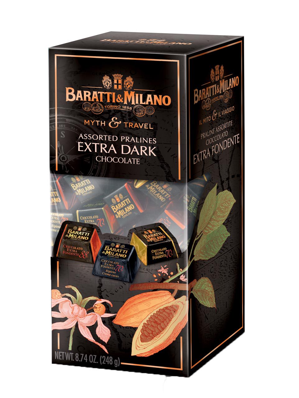 Baratti & Milano - Il Mito e il Viaggio - Assorted Dark Chocolate ...