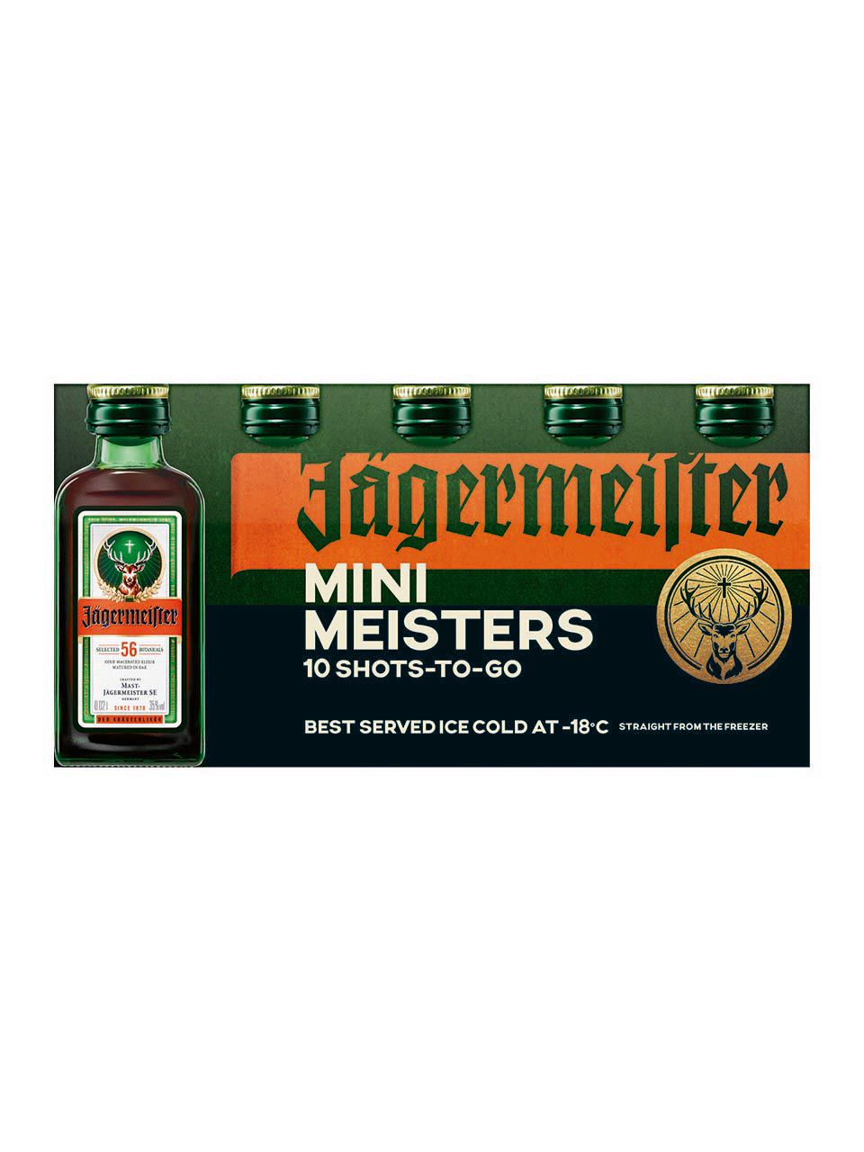 Jägermeister Liqueur Mini Master 35% 10x0.02L | Frankfurt Airport ...
