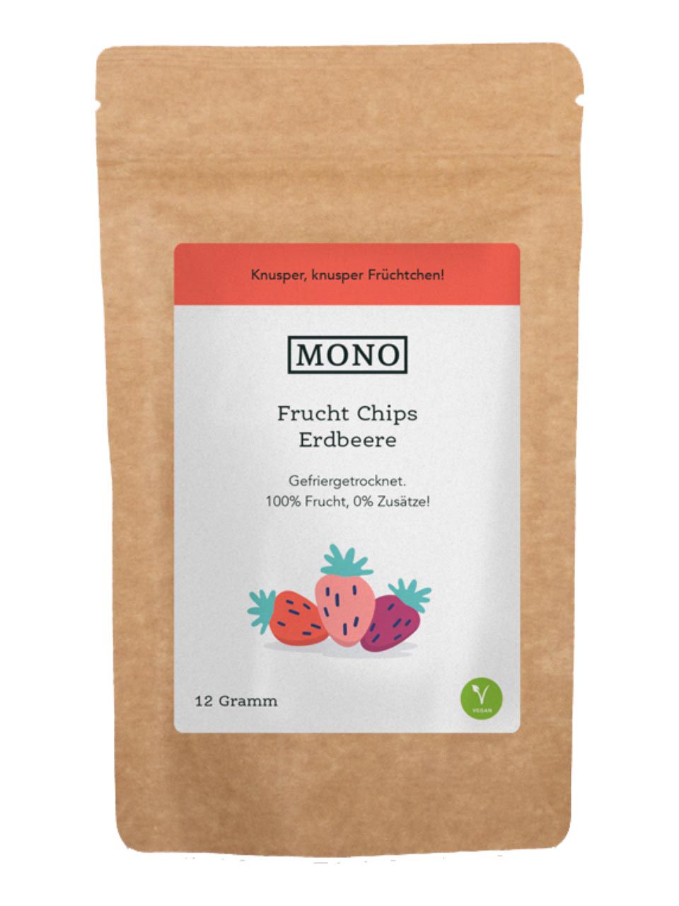 Mono fruit chips strawberry | Frankfurt Airport Online Shopping