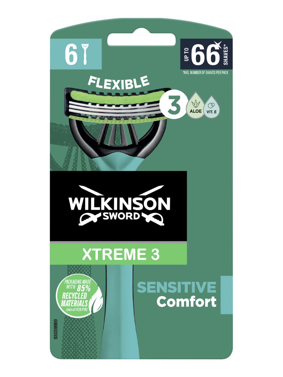 Wilkinson Xtreme 3 Sensitive Disposable Razors 6 pcs 59 g | Frankfurt ...