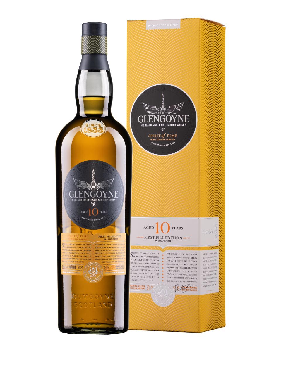 Glengoyne 10y First Fill Highland Single Malt Scotch Whisky 46% 1L ...