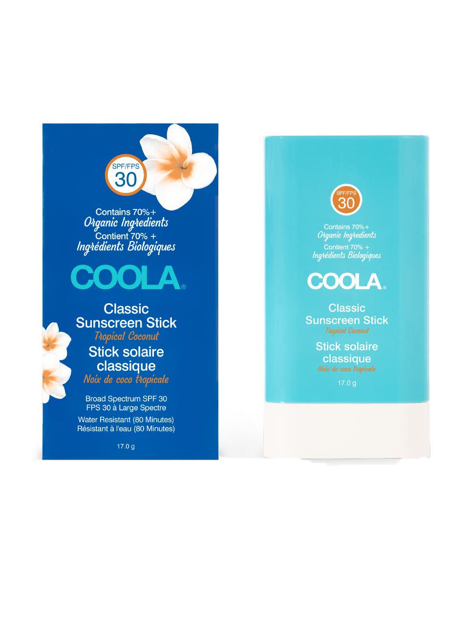 COOLA Sunscreen Classic Sun Stick Tropicla Coconut SPF 30 17 ml ...
