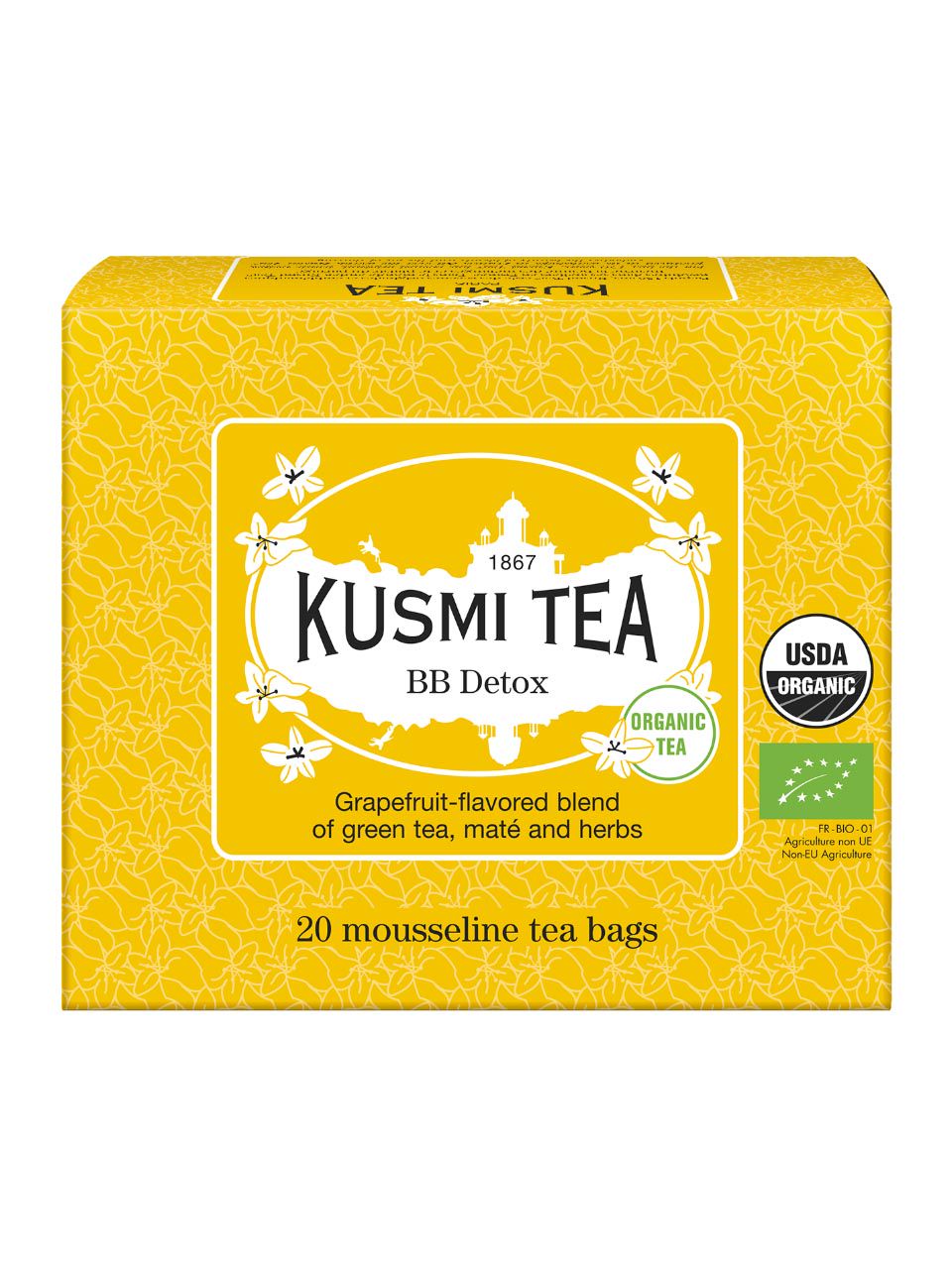 Kusmi Tea Organic BB Detox 20 tea bags | Frankfurt Airport Online Shopping