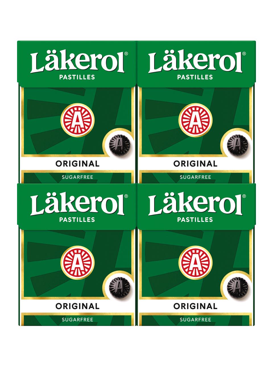 Läkerol Orginal 4-pack 4x25g | Frankfurt Airport Online Shopping