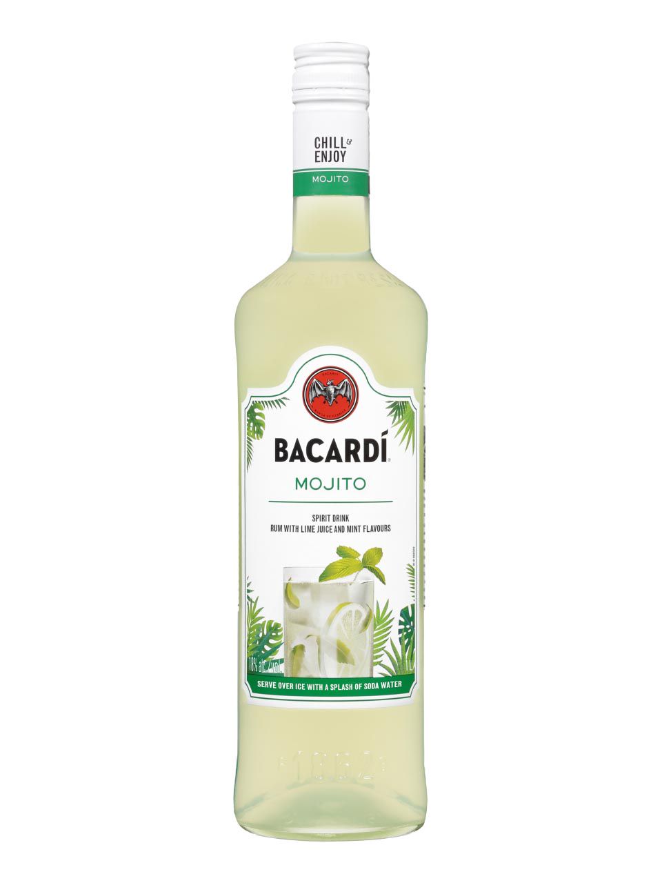 Bacardi Mojito Flavoured Rum 18% 1L | Frankfurt Airport Online Shopping