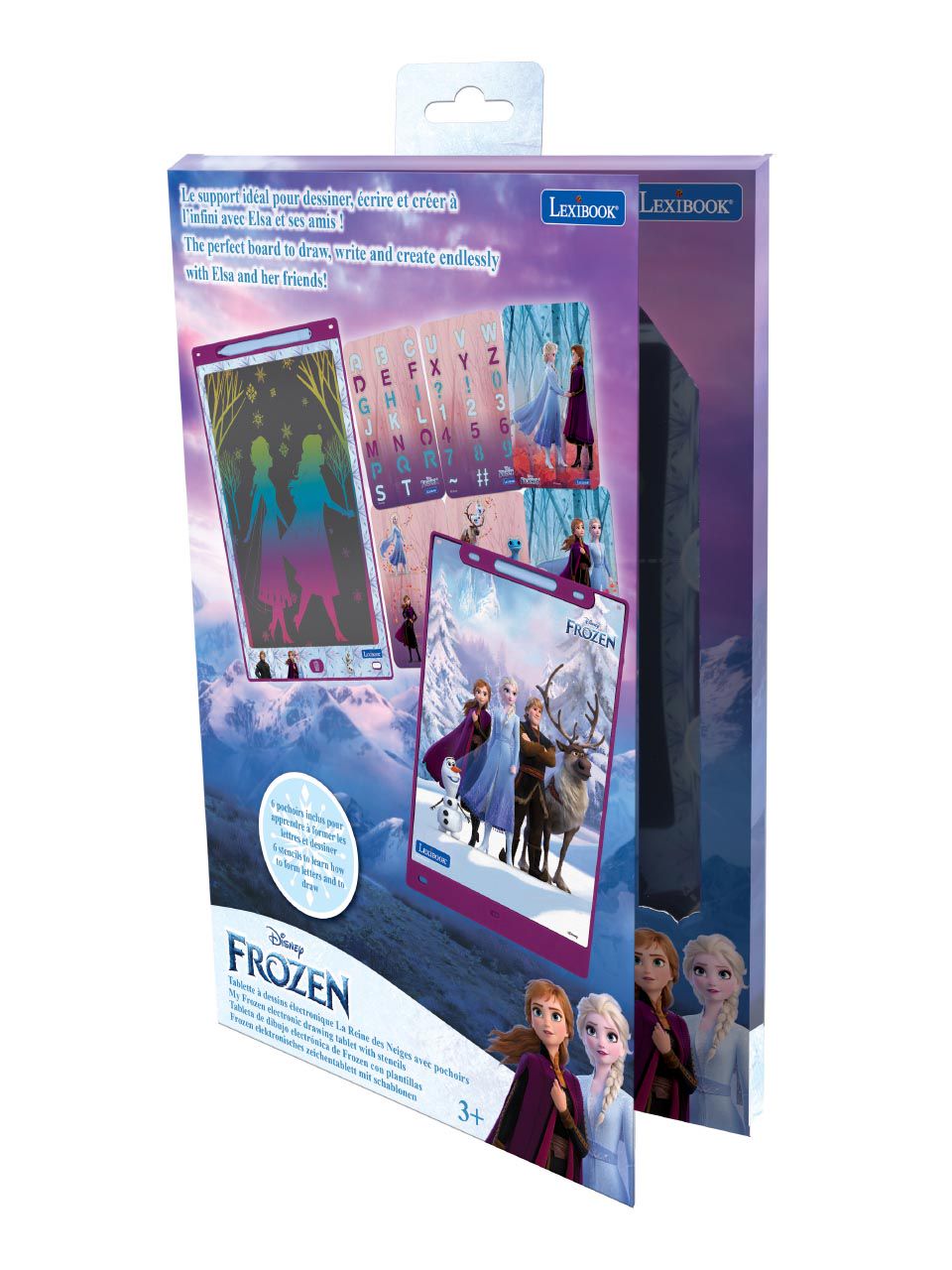 Lexibook, Disney Frozen 8,5’’ multicolor learning drawing e-ink tablet ...
