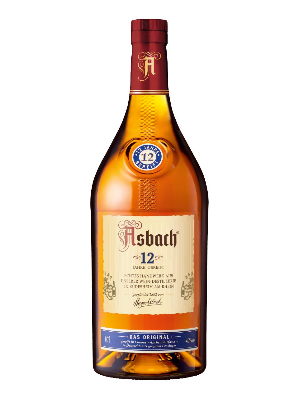 Asbach 12 years 40% 0.7L | Frankfurt Airport Online Shopping