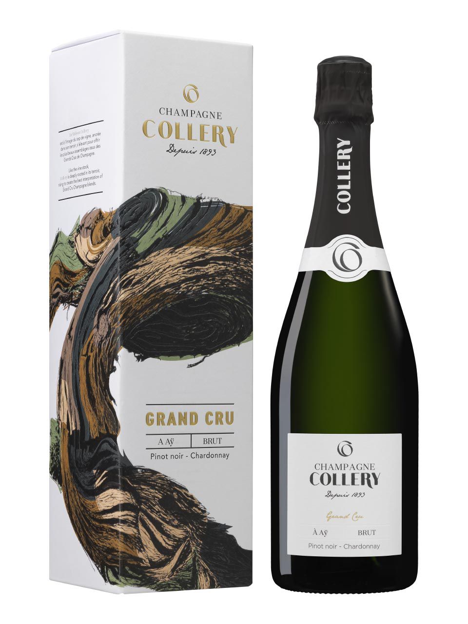 Collery, Grand Cru, Champagne, AOC, brut, white 0.75L (gift pack ...