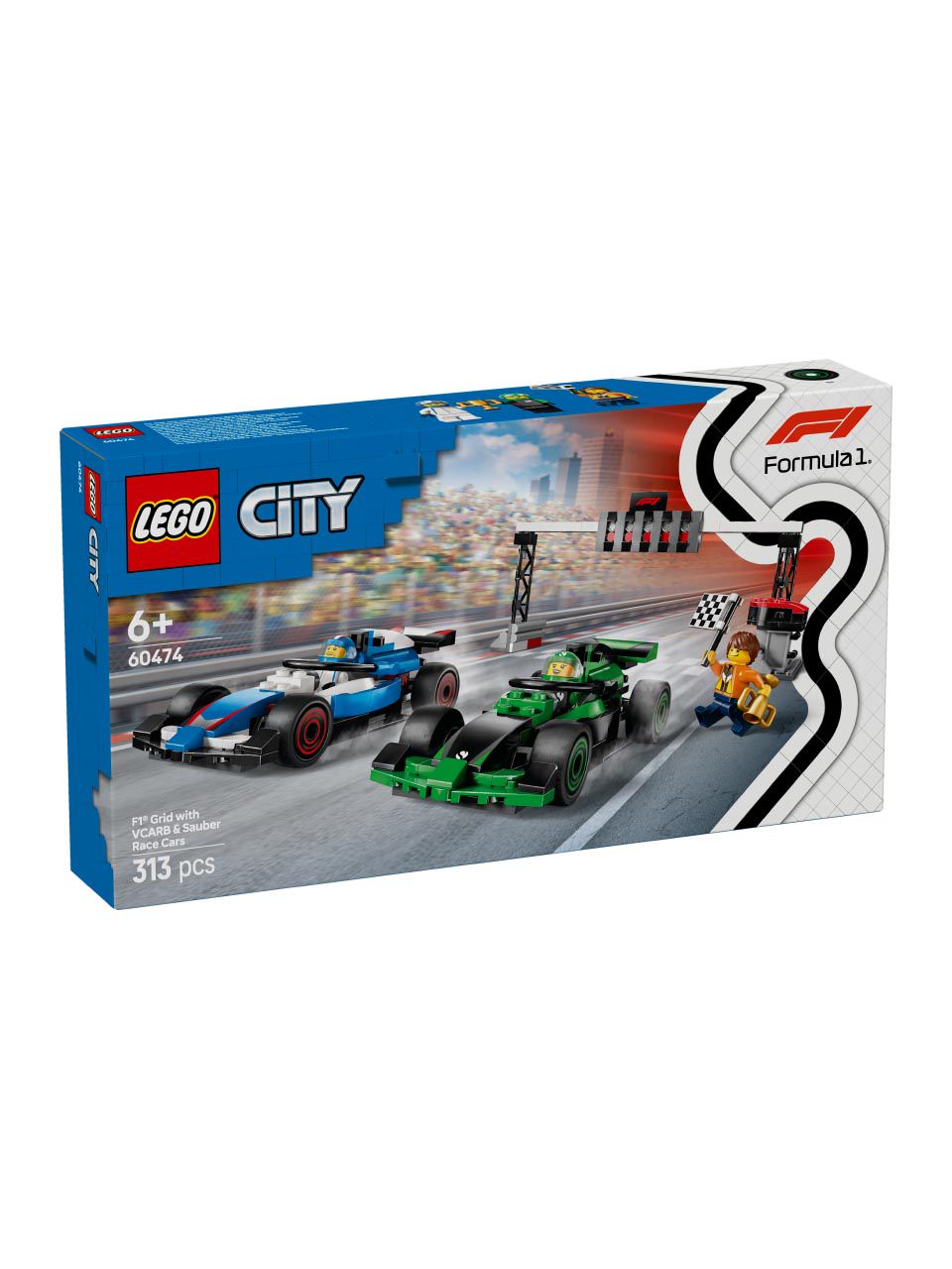 LEGO System A/S, City Formula 1, f1® grid with vcarb & sauber race cars ...