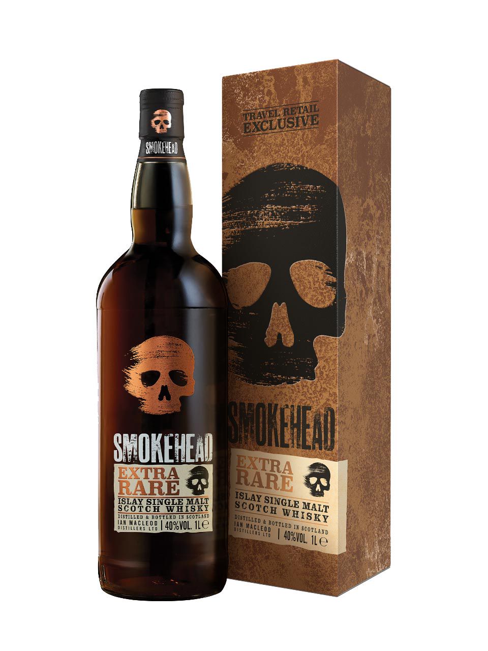 Smokehead Extra Rare Islay Single Malt Scotch Whisky 40% 1L gift pack ...