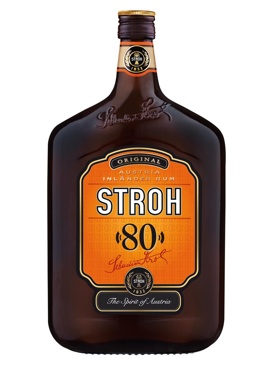 Stroh Rum Original 80% 1L Flask | Frankfurt Airport Online Shopping