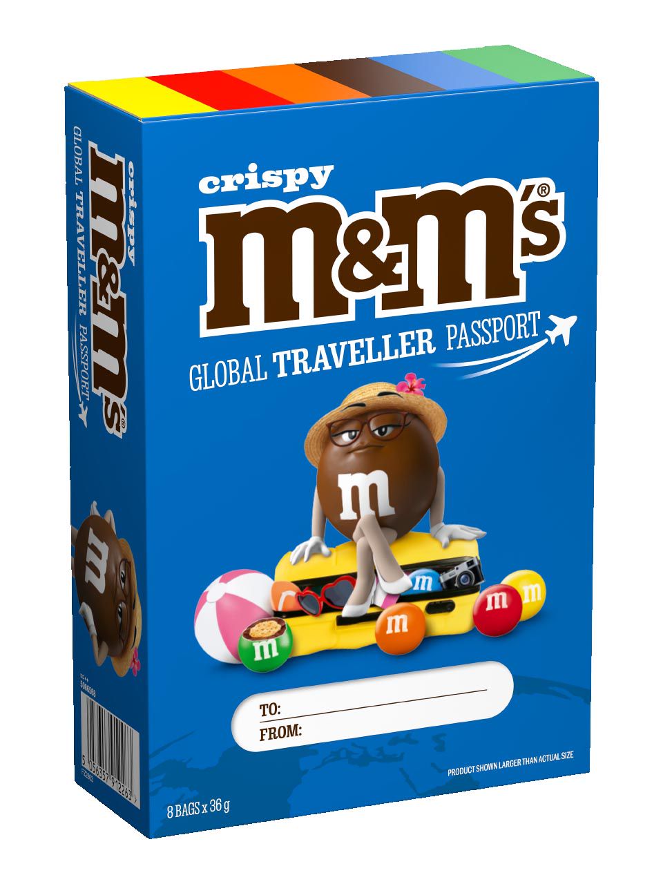M&M’S Crispy Passport Knusperreiskern in Milchschokolade mit Zuckerüberzug 288g | Frankfurt ...