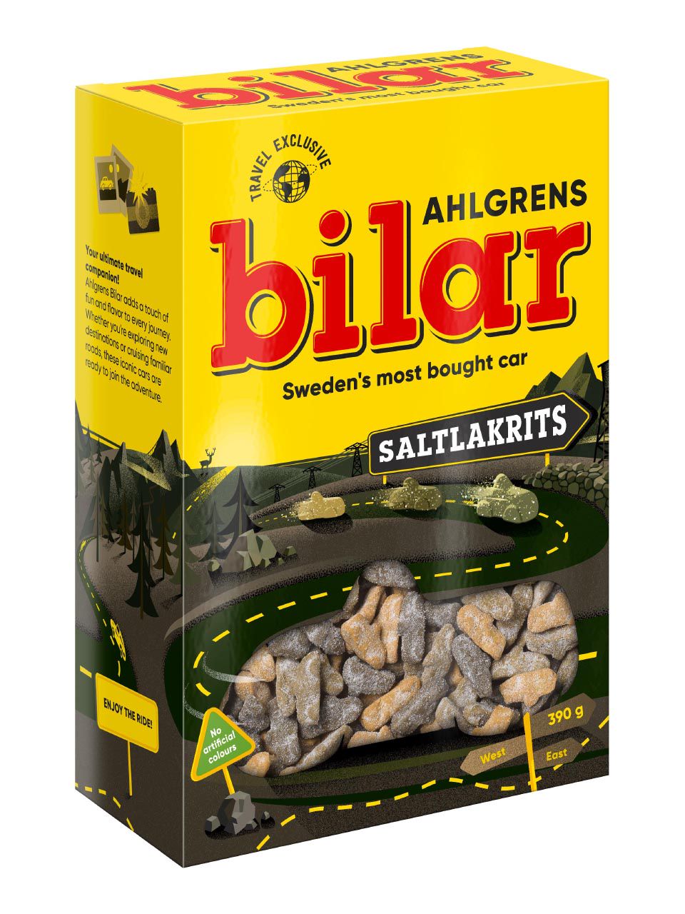 Ahlgrens Bilar Saltlakrits Travel Box 390g | Frankfurt Airport Online Shopping