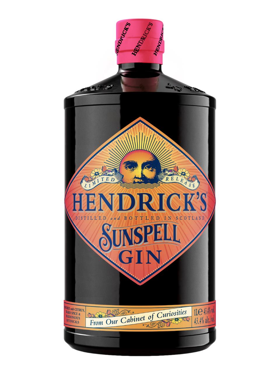 Hendrick's Sunspell Gin 43.4% 1L | Frankfurt Airport Online Shopping
