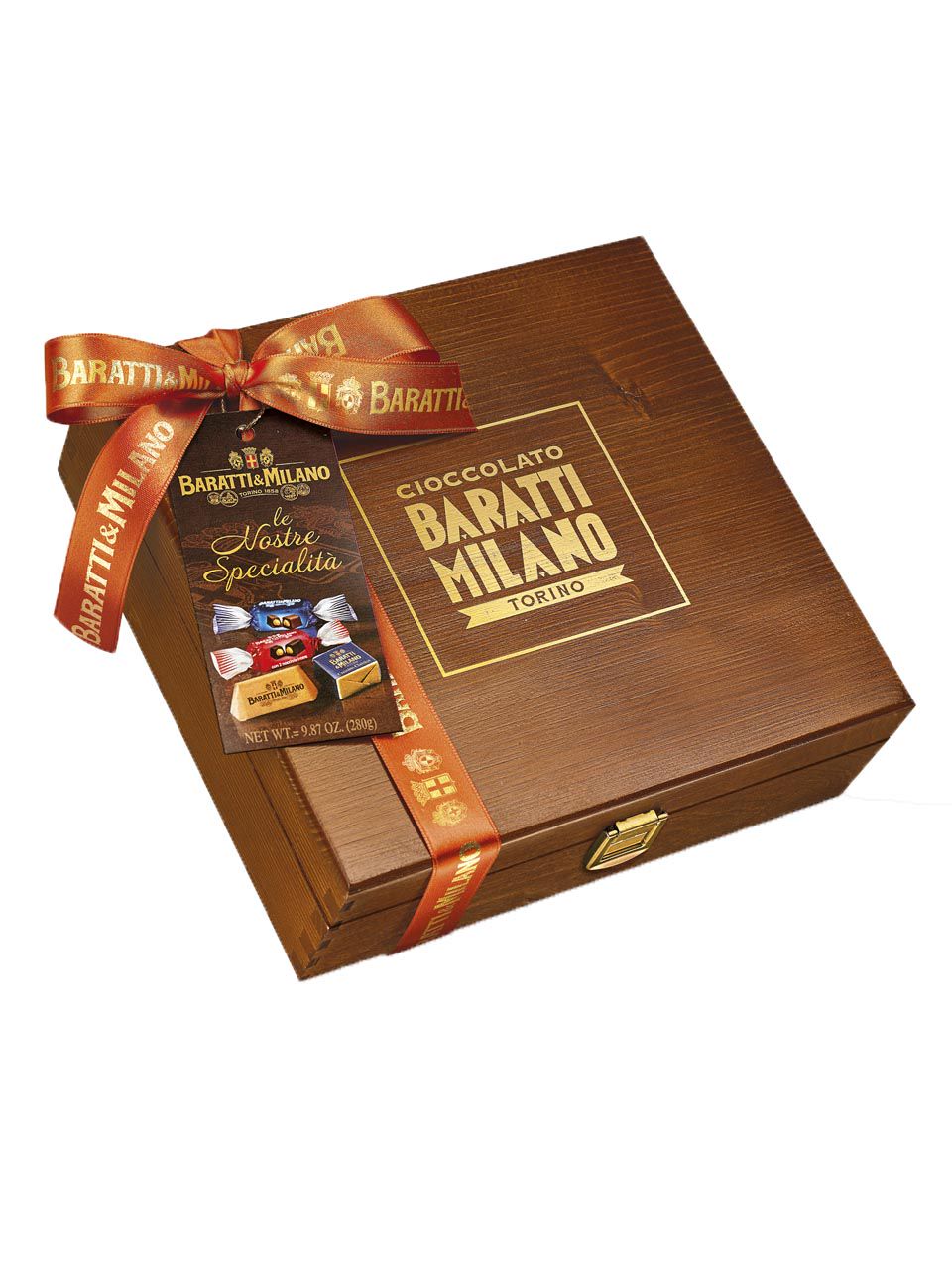 Baratti&Milano Assorted Pralines Wooden Box 300g | Frankfurt Airport ...