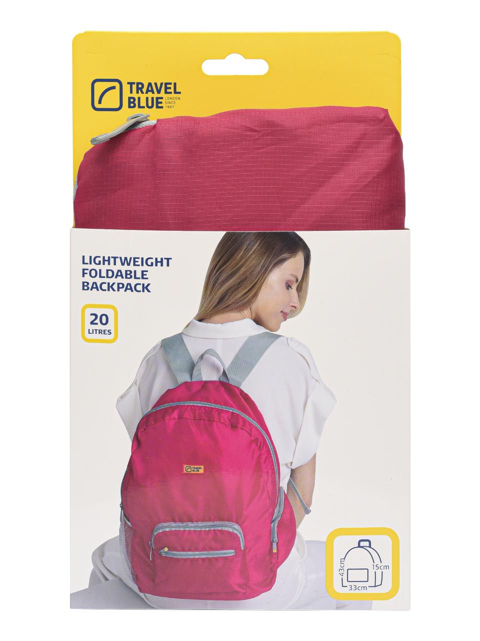 Travel Blue, folding large backpack - 20 litre | Frankfurt Airport ...