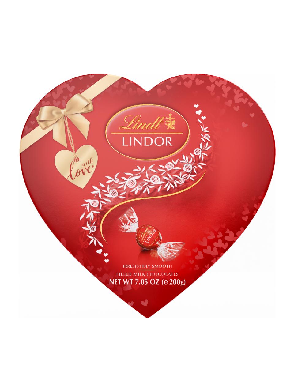 Lindt LINDOR filled milk chocolates in a heart-shaped box | Frankfurt ...