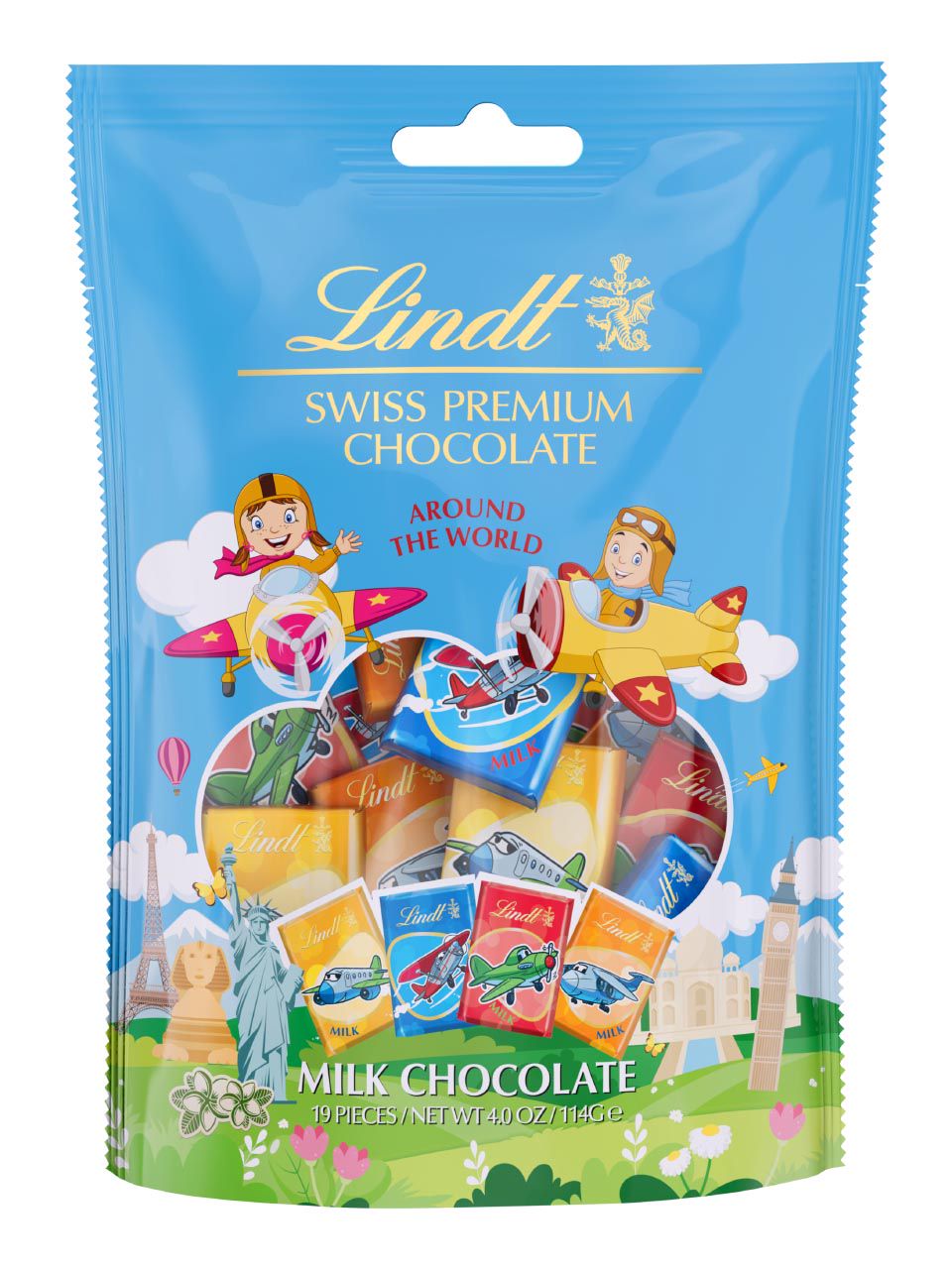 Lindt Captain Cocoa and Captain Skyla Napolitains in a mini bag format ...