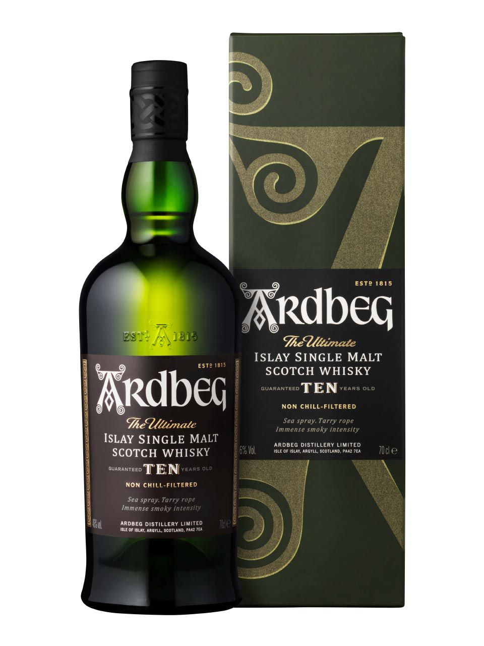 Ardbeg 10 yo Islay Single Malt Scotch Whisky 46% 1L gift box ...