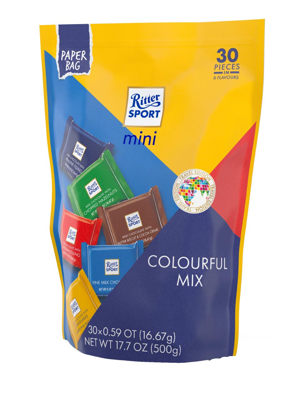 Ritter Sport Mini Pouch 500g | Frankfurt Airport Online Shopping