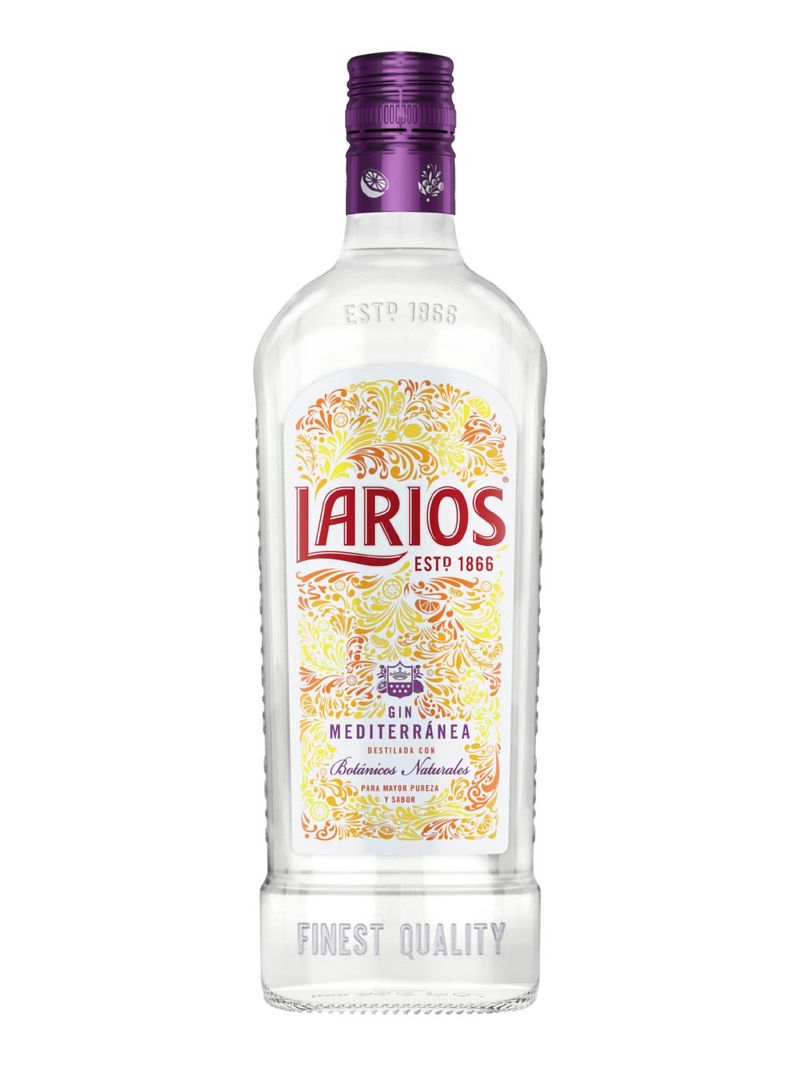 Larios London Dry Gin 37.5% 1L – Spitzenqualität für Cocktail-Liebhaber
