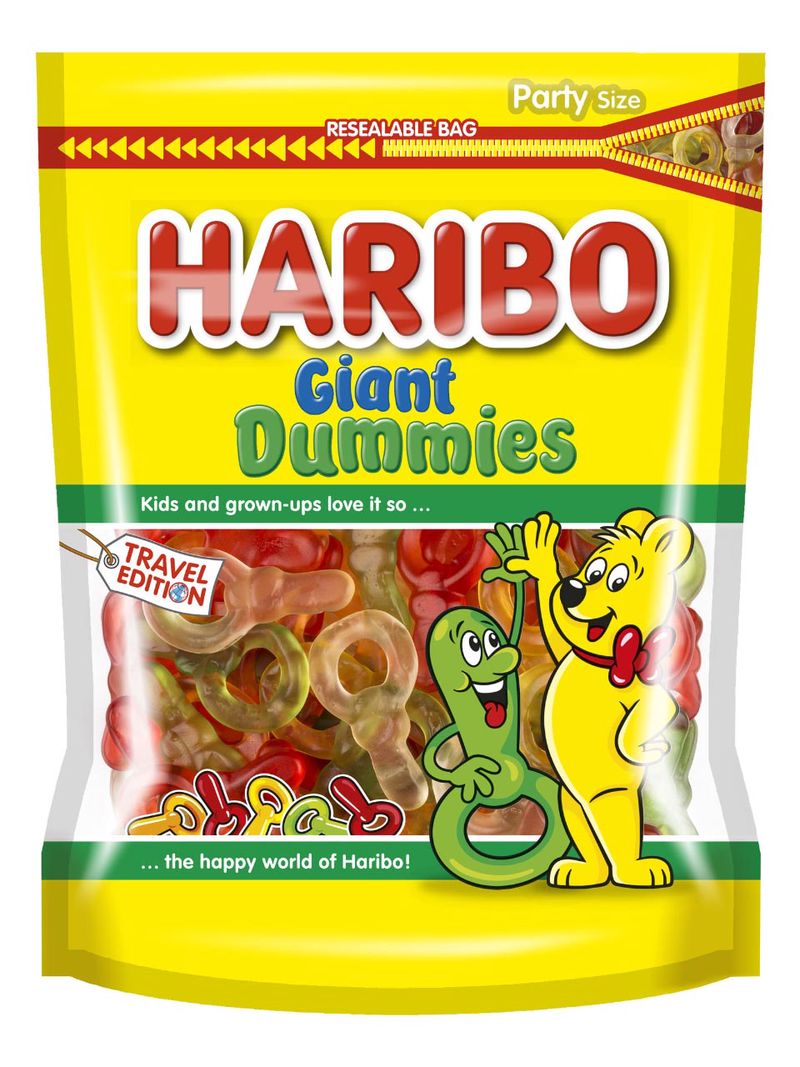 Fruchtiger Snack für die ganze Familie: Haribo Giant Dummies 700g - 5 ...