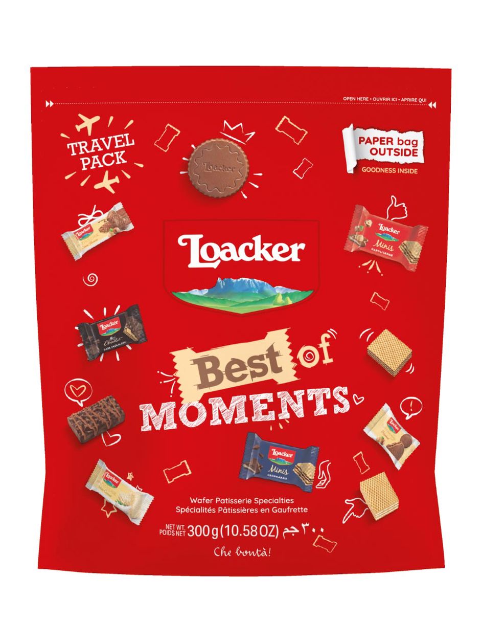Loacker Best of Moments Pouch 300g | Frankfurt Airport Online Shopping