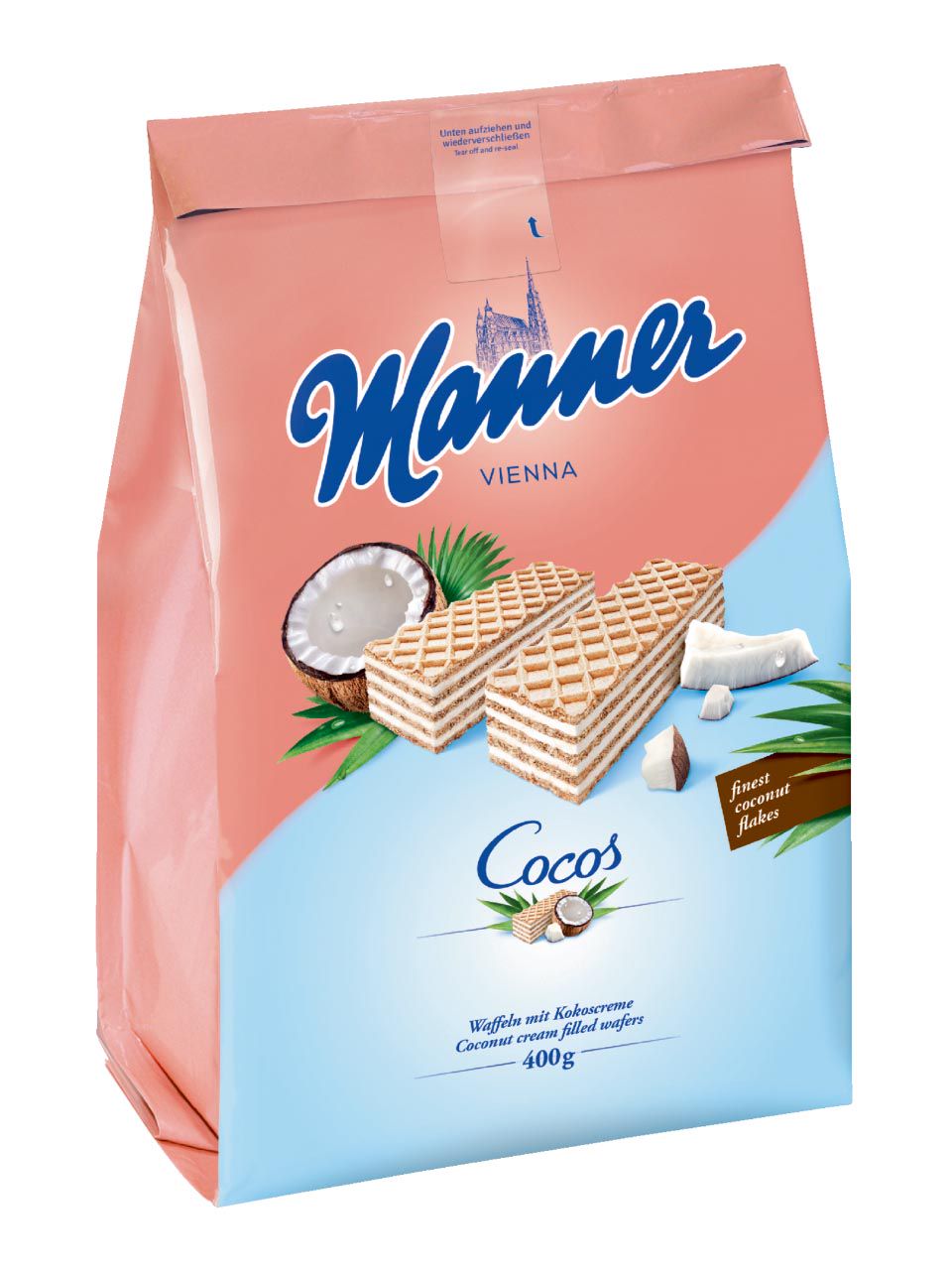 Manner coconut cream wafers 400g | Frankfurt Airport Online Shopping